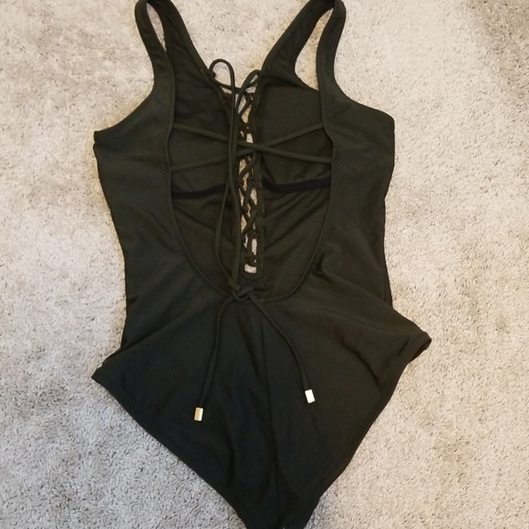 Mossimo Supply Co. | Swim | Mossimo One Piece Laced Bathing Suit | Poshmark